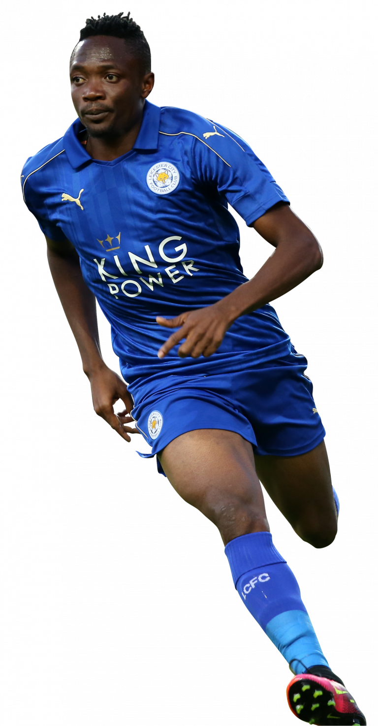 Ahmed Musa Leicester City football render - FootyRenders