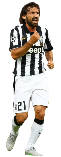 Andrea Pirlo football render - FootyRenders