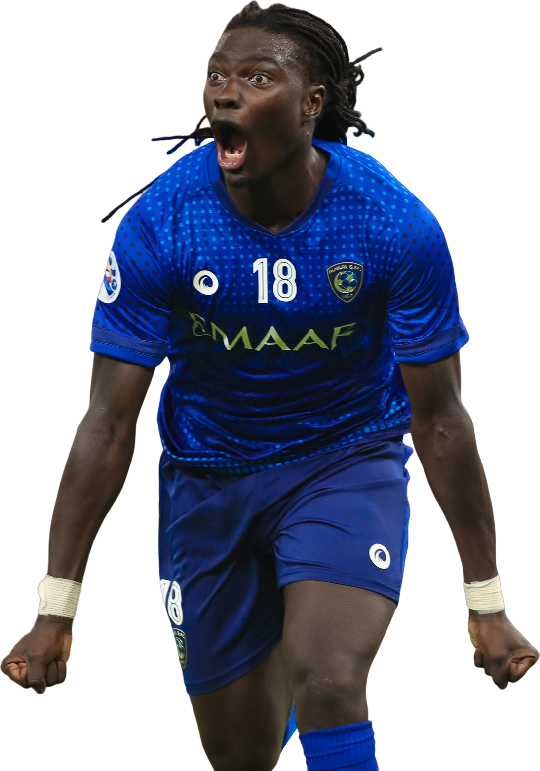 Bafétimbi Gomis Al-Hilal football render - FootyRenders