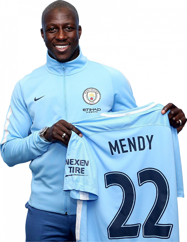 Benjamin Mendy Manchester City football render - FootyRenders