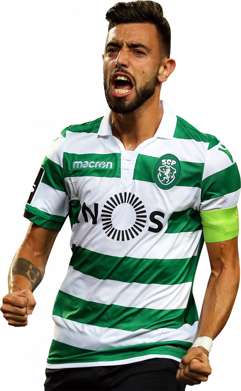 Bruno Fernandes Sporting Lisbon football render - FootyRenders