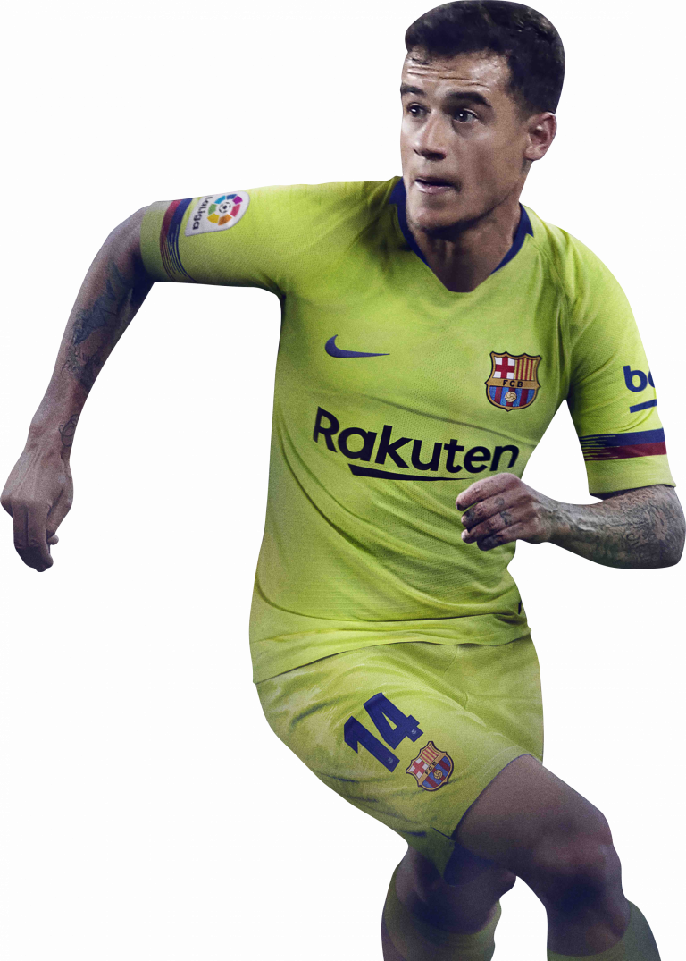 Philippe Coutinho Barcelona football render - FootyRenders
