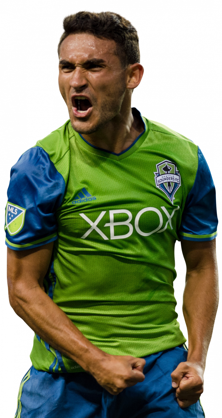 Cristian Roldán Seattle Sounders football render - FootyRenders