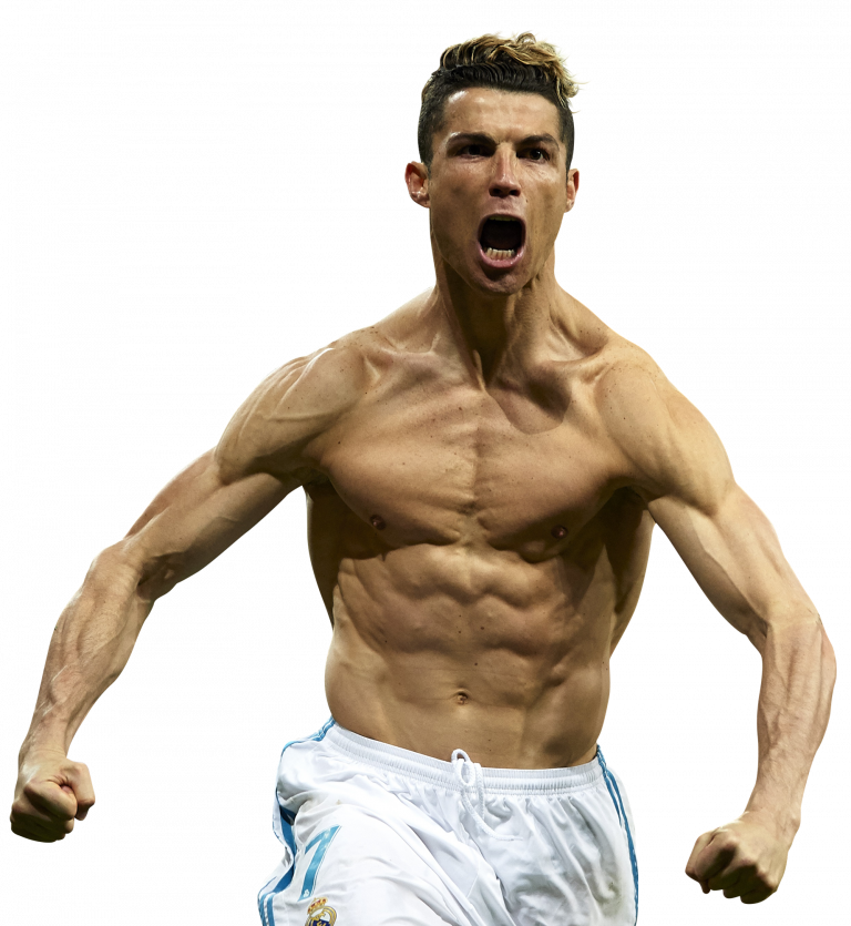 Cristiano Ronaldo Real Madrid football render - FootyRenders