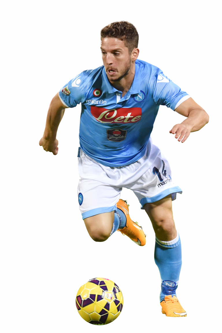 Dries Mertens football render - FootyRenders