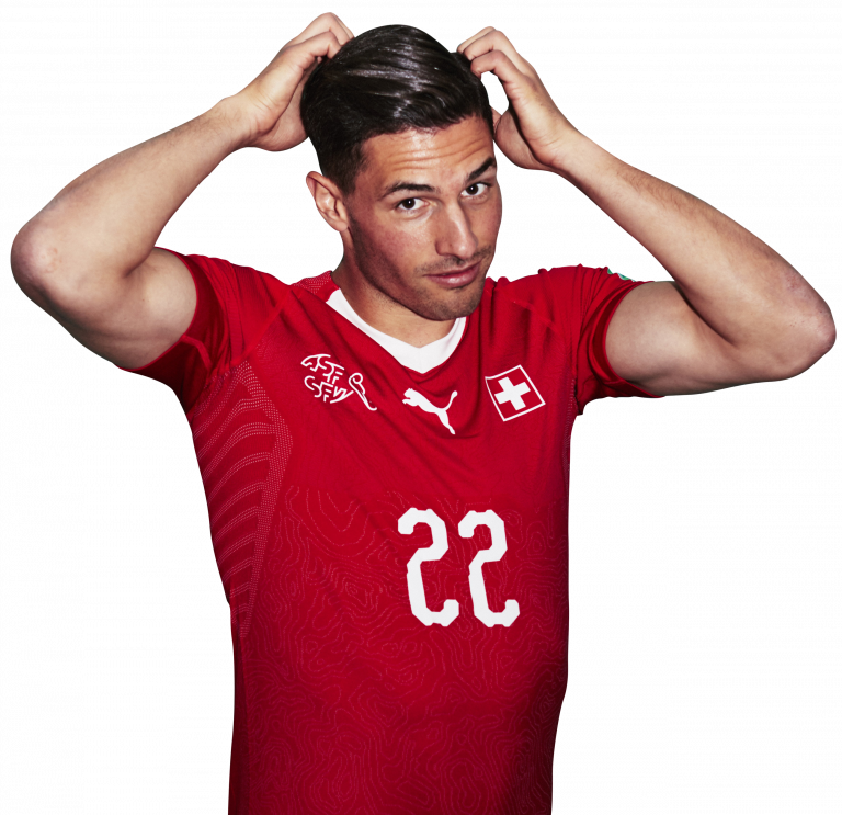 Fabian Schär Switzerland football render - FootyRenders