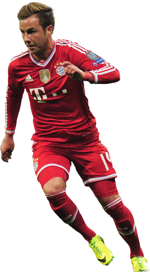 Mario Gotze football render - FootyRenders