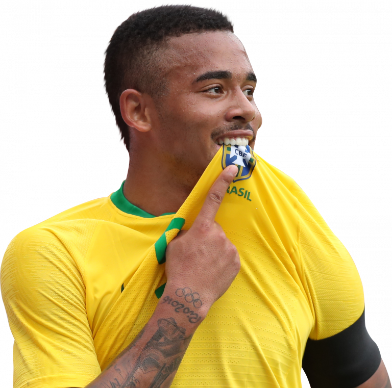 Gabriel Jesus Brazil football render - FootyRenders