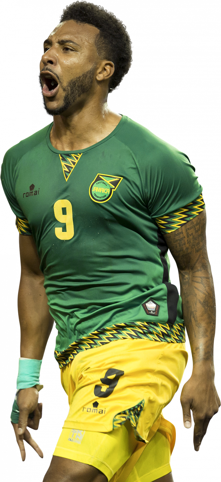 Giles Barnes Jamaica football render - FootyRenders