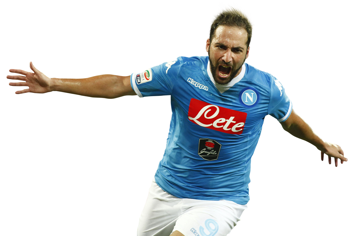Gonzalo Higuain football render - FootyRenders