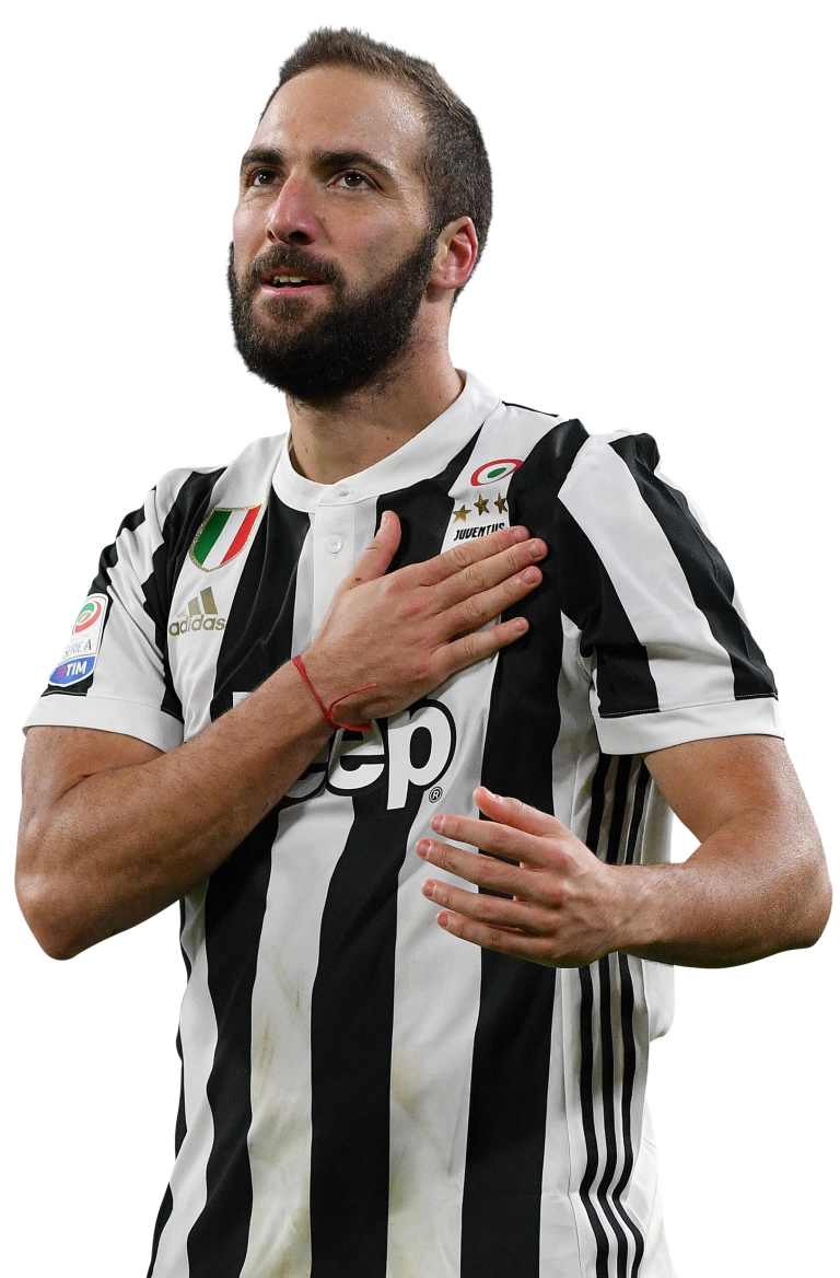 Gonzalo Higuaín Juventus football render - FootyRenders