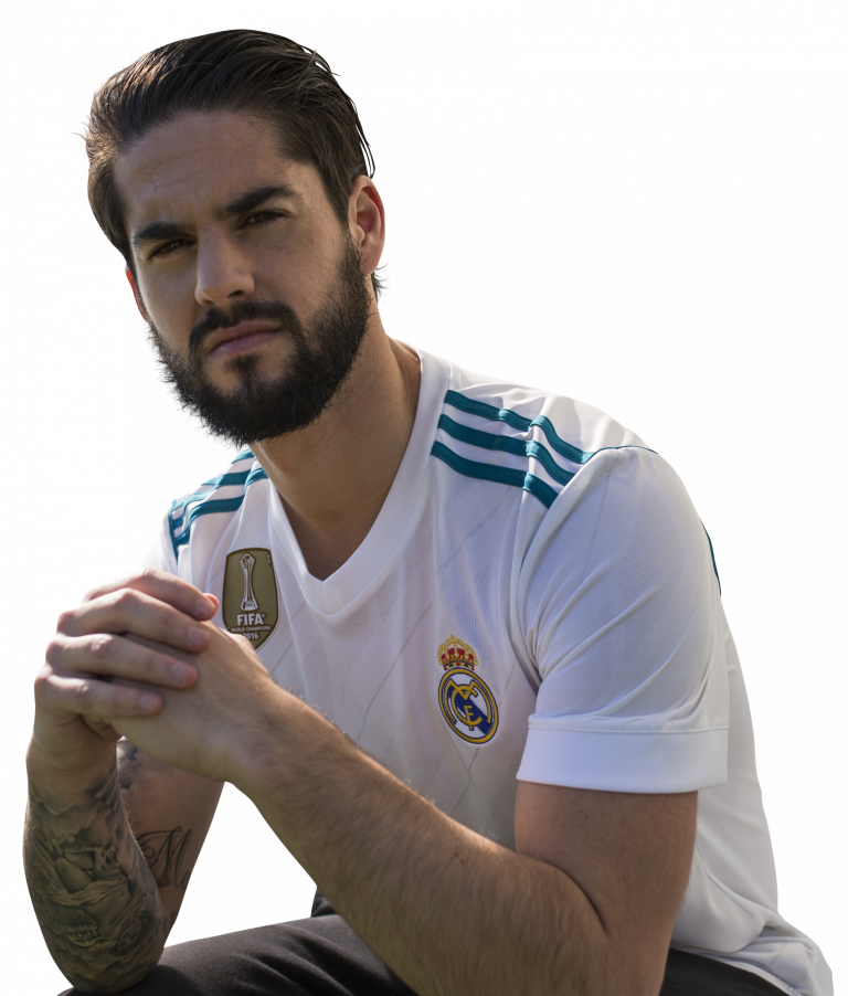 Isco Real Madrid football render - FootyRenders