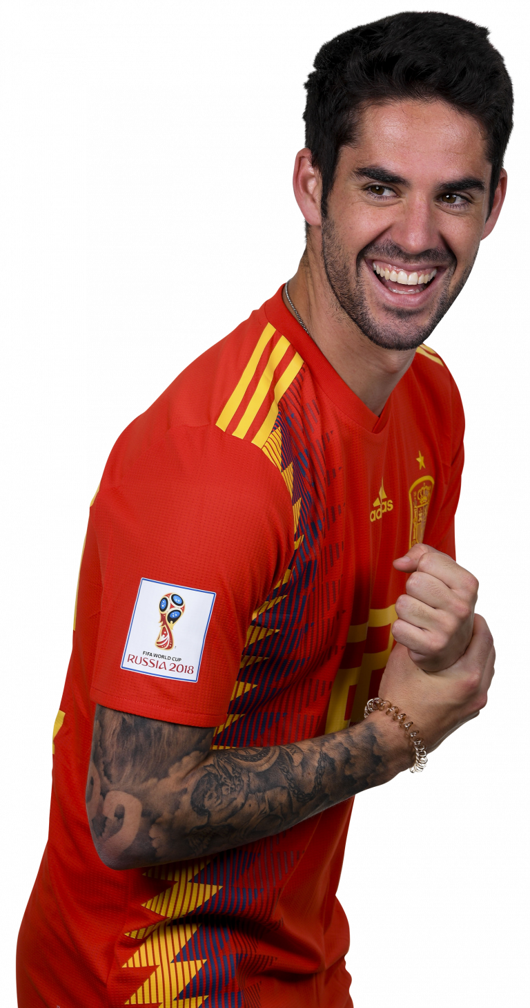 Isco Spain football render - FootyRenders