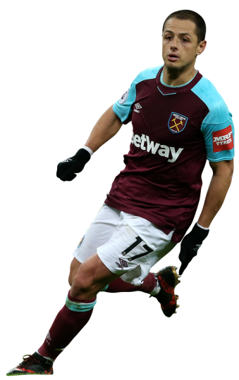 Javier “Chicharito” Hernandez West Ham football render - FootyRenders