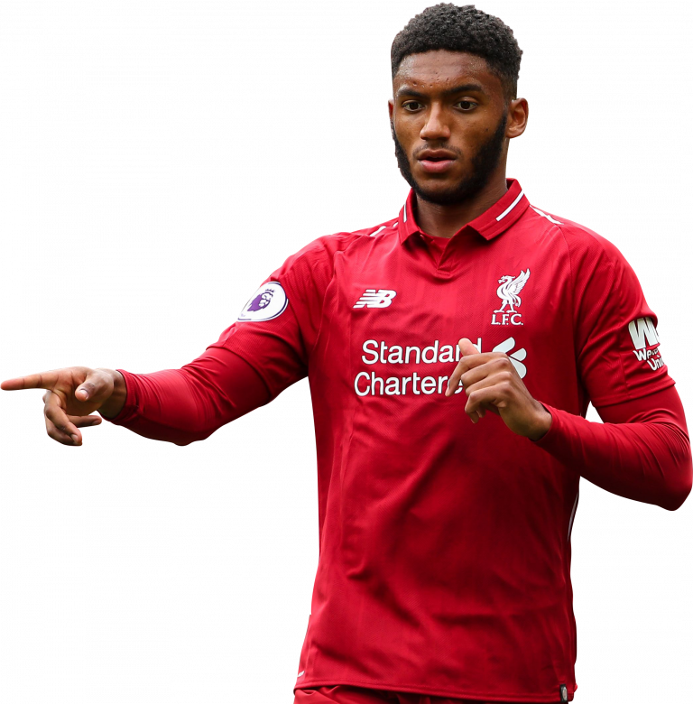 Joe Gomez Liverpool football render - FootyRenders