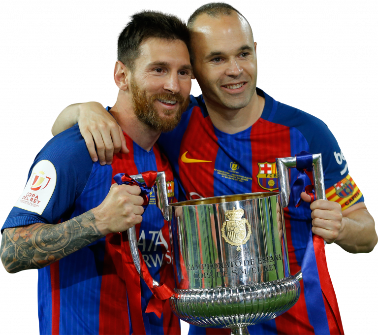 Iniesta And Messi