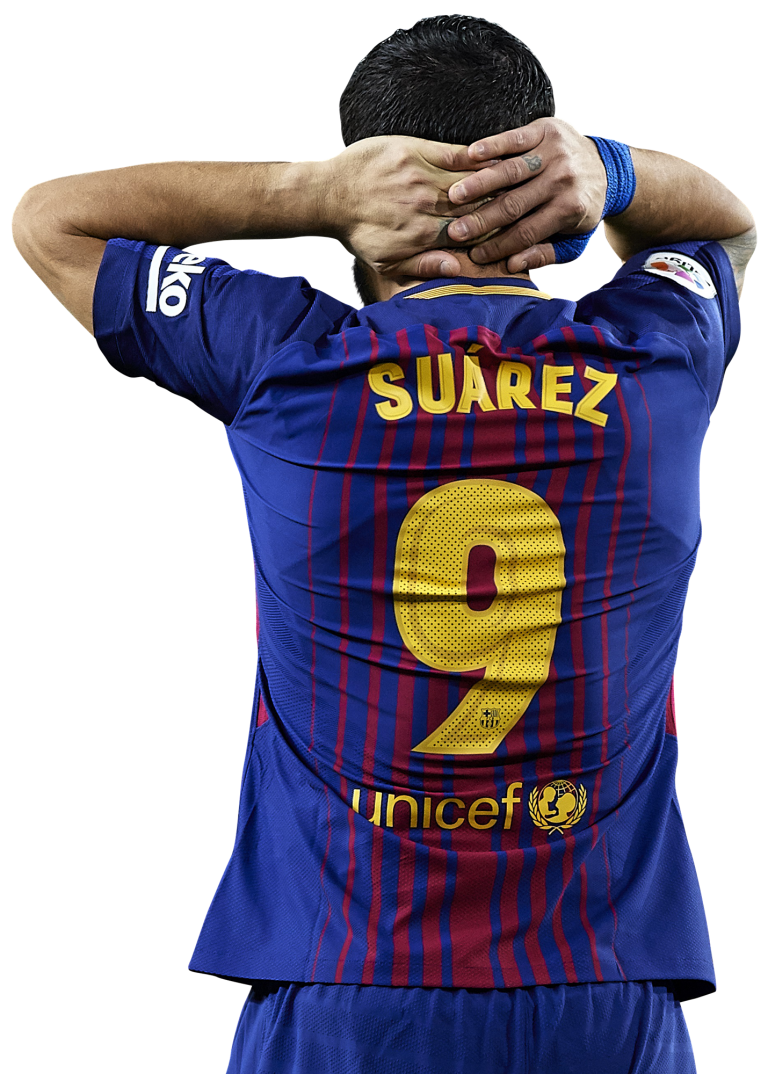 Luis Suárez Barcelona football render - FootyRenders