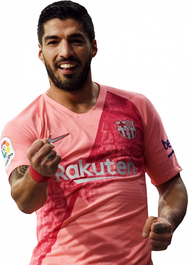 Luis Suarez Barcelona football render - FootyRenders