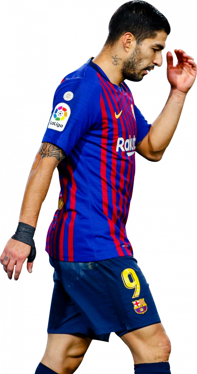 Luis Suarez Barcelona football render - FootyRenders