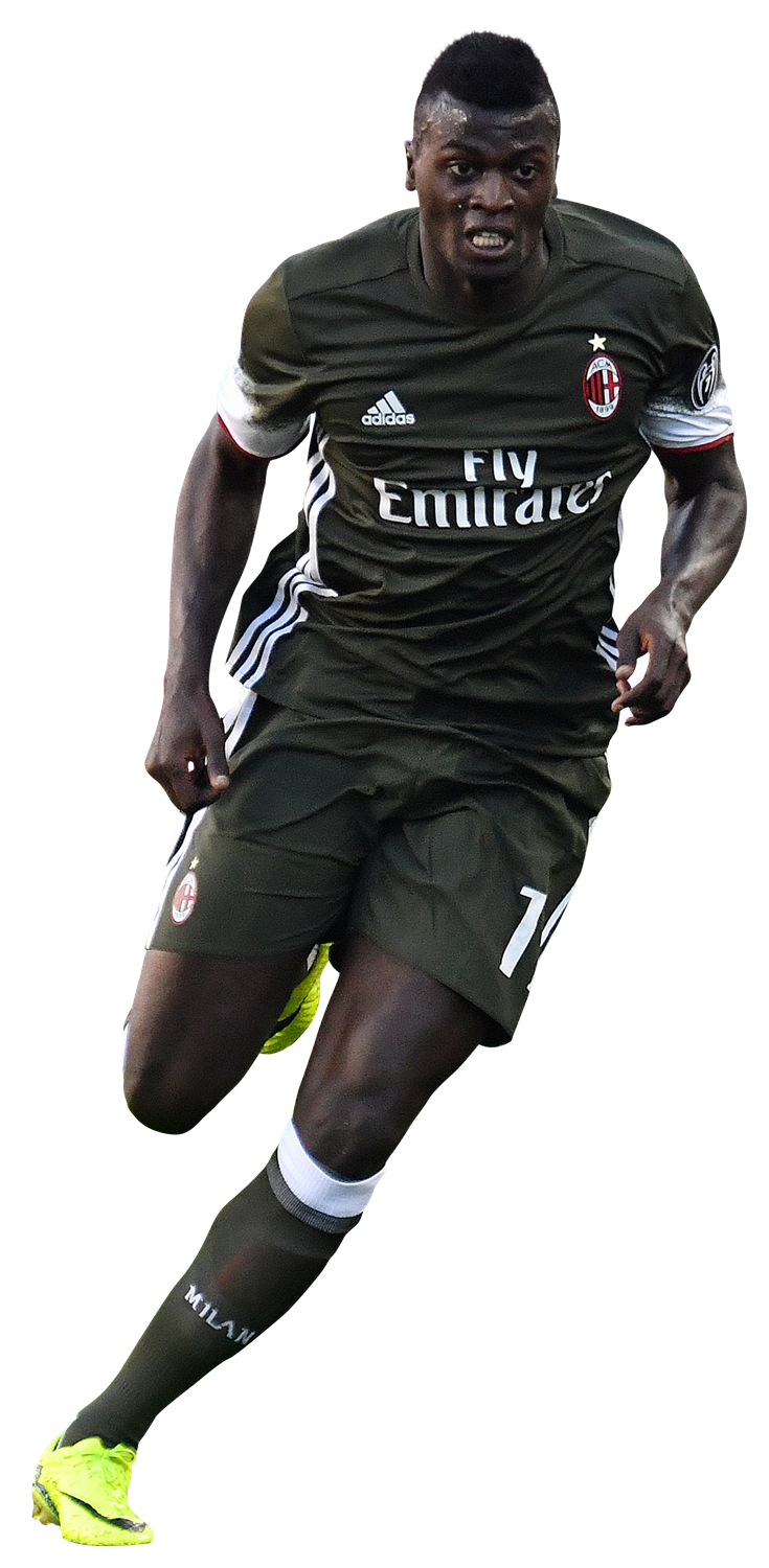 M’Baye Niang Milan football render - FootyRenders