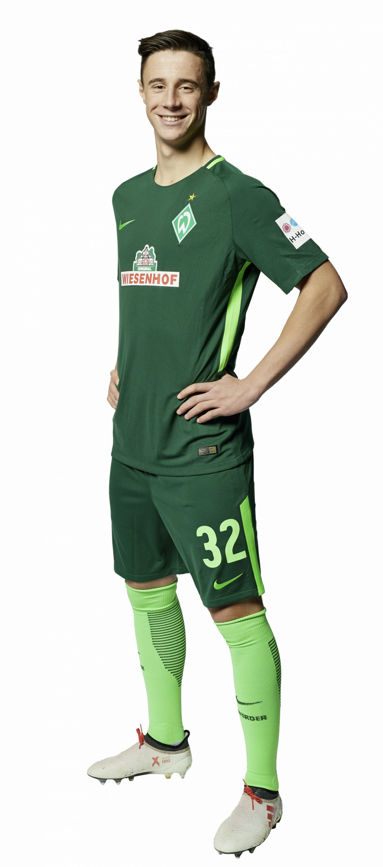 Marco Friedl Werder Bremen football render - FootyRenders
