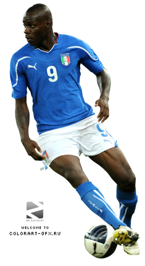 Mario Balotelli football render - 793 - FootyRenders