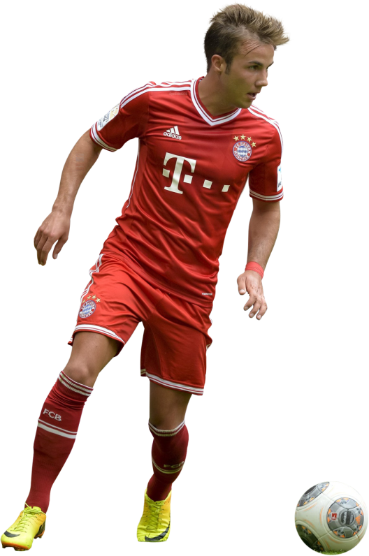 Mario Götze football render - FootyRenders