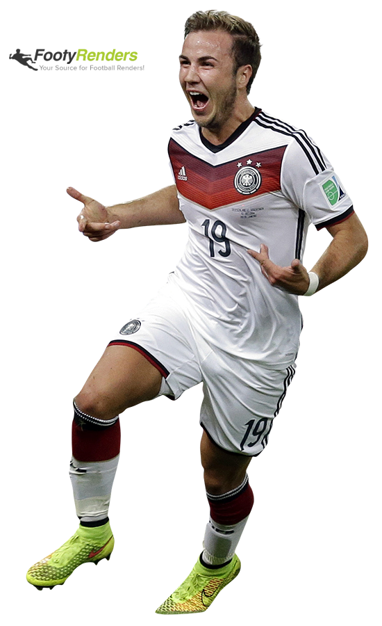 Mario Götze football render - FootyRenders
