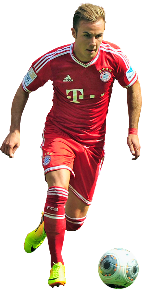Mario Götze football render - FootyRenders
