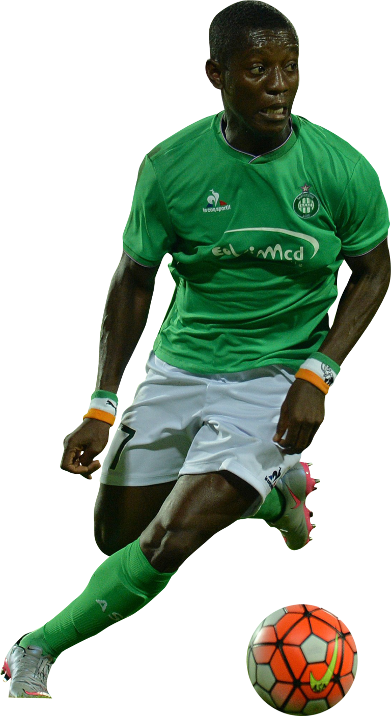 Max-Alain Gradel football render - FootyRenders