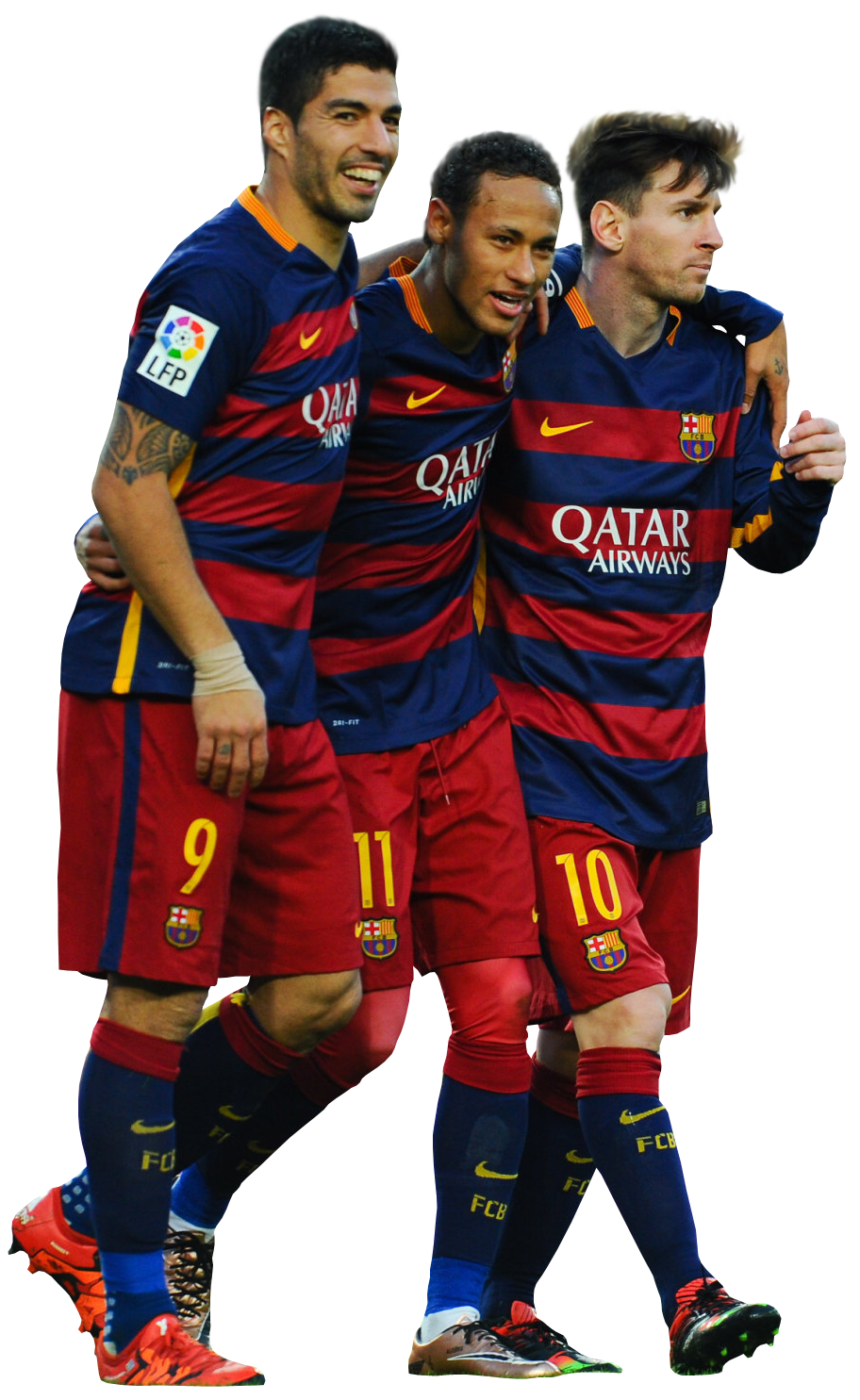 Luis Suarez, Neymar & Lionel Messi football render - FootyRenders Luis Suarez, Neymar & Lionel Messi football render - FootyRenders