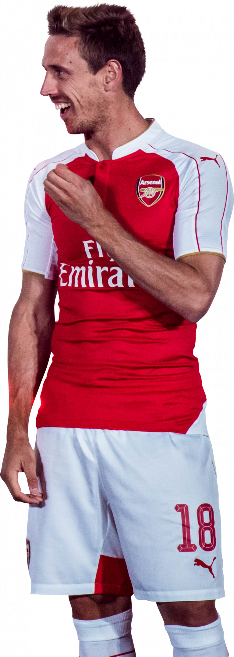 Nacho Monreal football render - FootyRenders