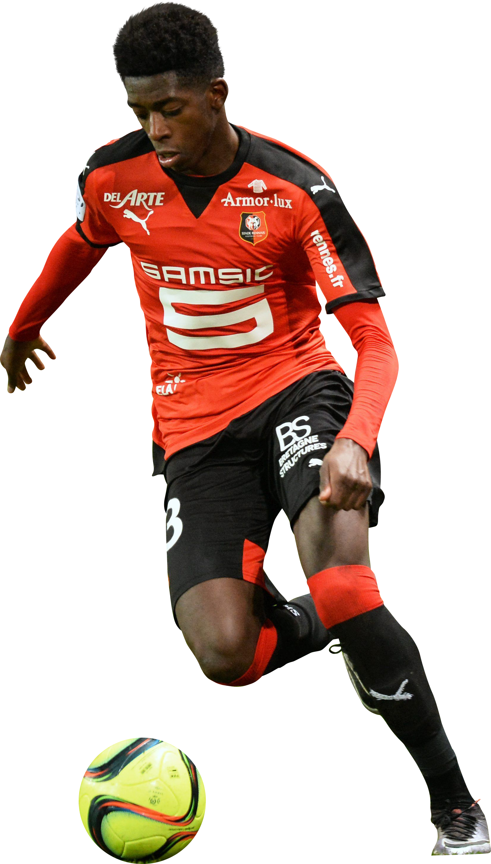 Ousmane Dembélé Rennes football render - FootyRenders