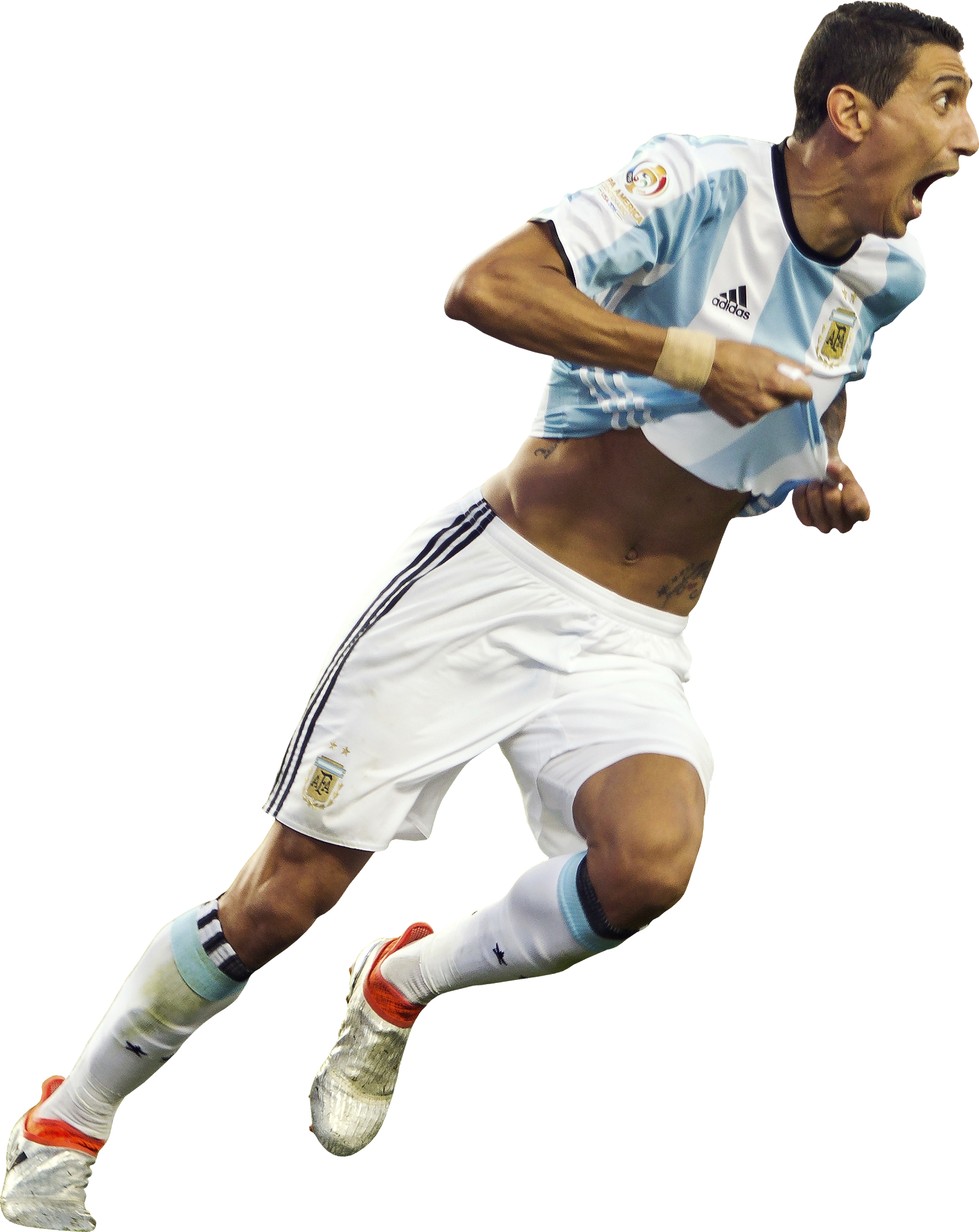 Angel Di Maria Argentina football render - FootyRenders