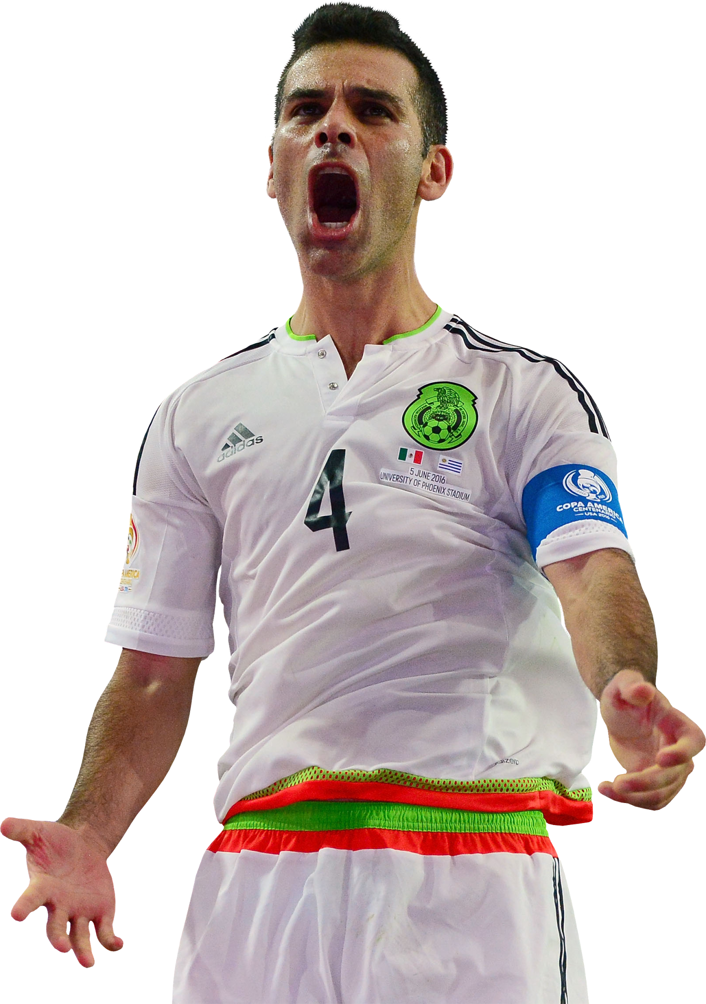 Rafael Marquez Mexico football render - FootyRenders
