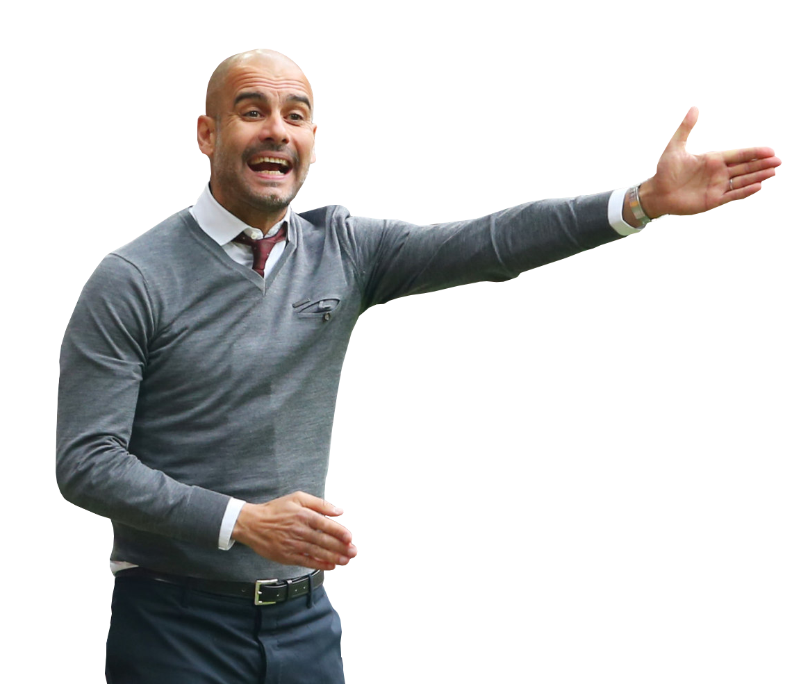 Pep Guardiola football render - 13507 - FootyRenders