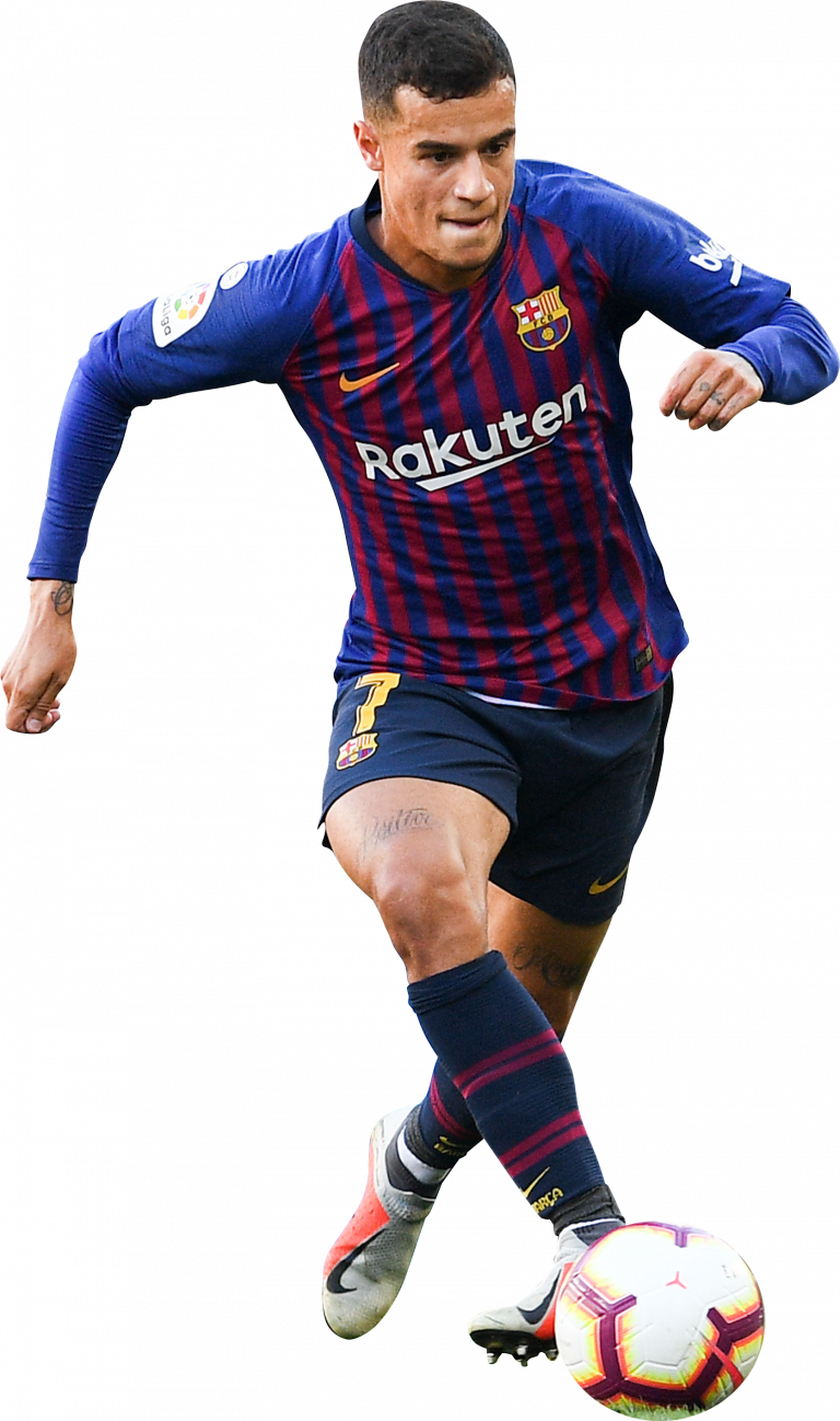 Philippe Coutinho Barcelona football render - FootyRenders