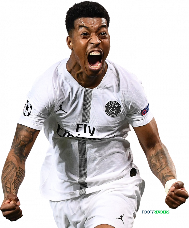 Presnel Kimpembe Paris Saint-Germain football render - FootyRenders