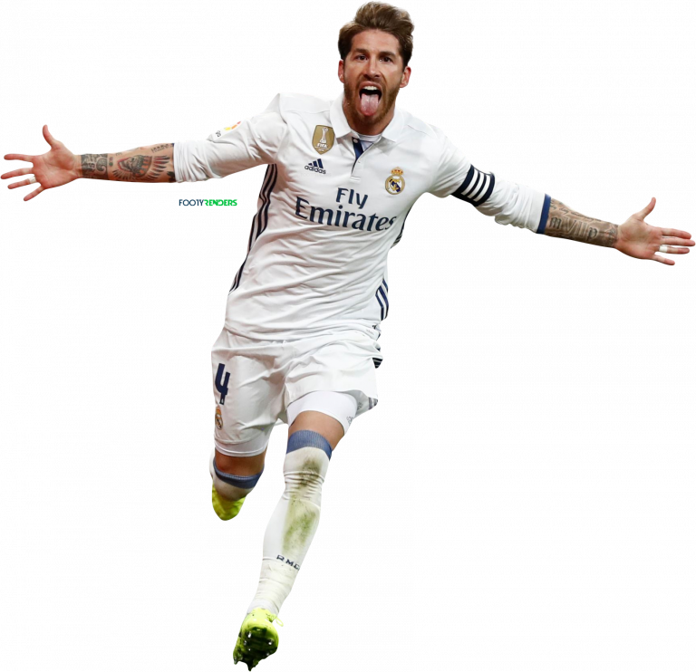 Sergio Ramos Real Madrid football render - FootyRenders