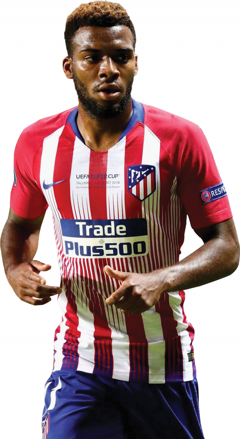 Thomas Lemar Atlético Madrid football render - FootyRenders