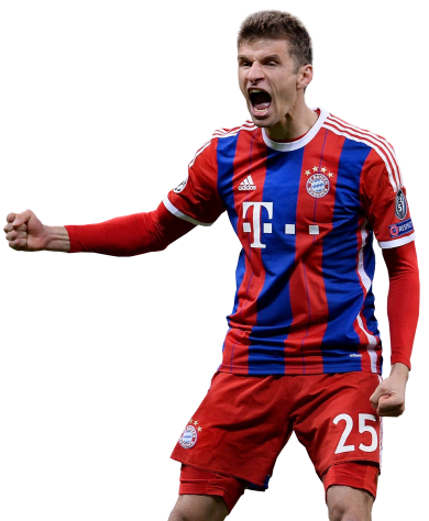 Thomas Müller football render - FootyRenders