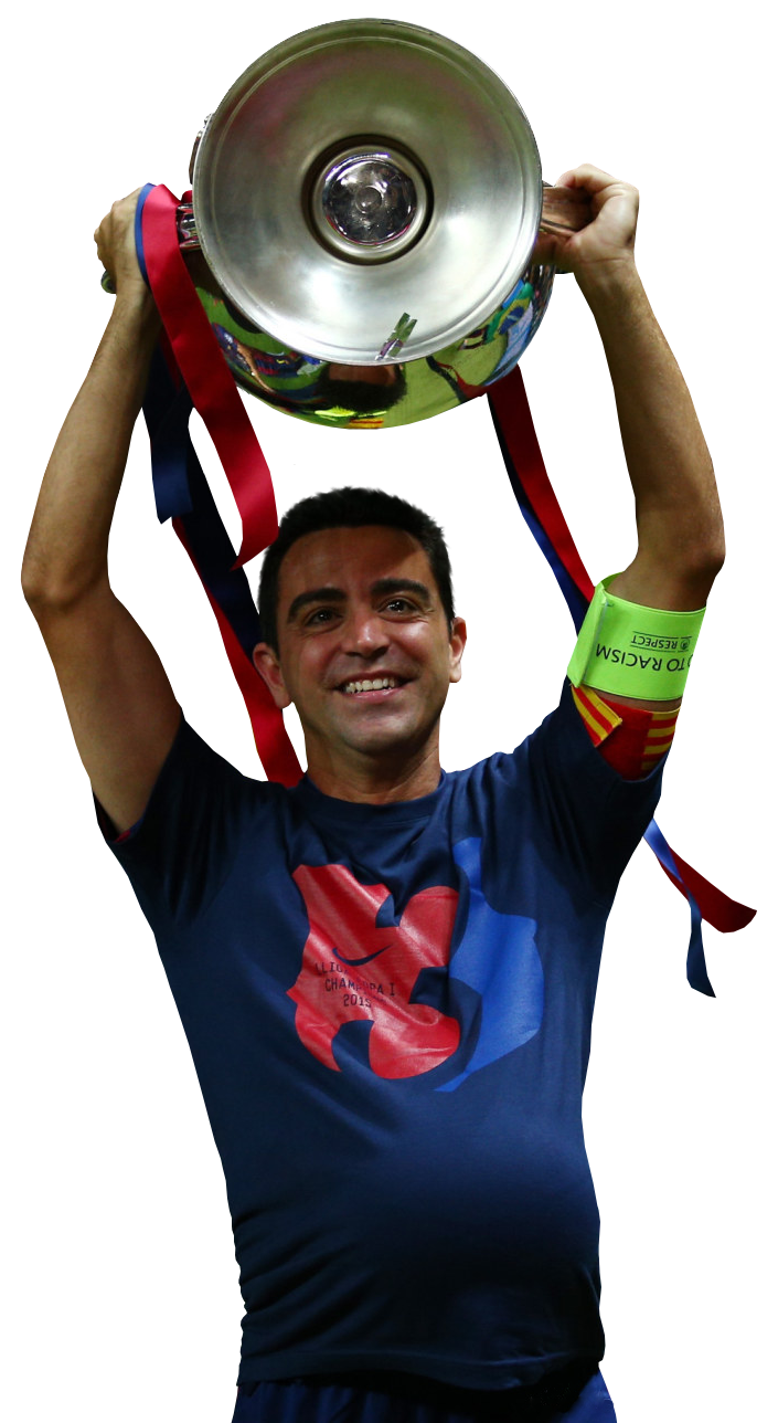 Xavi Hernandez football render - FootyRenders