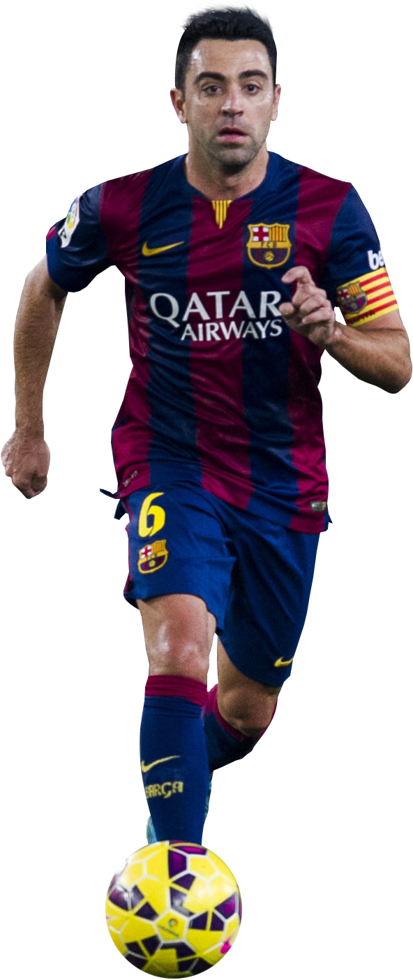 Xavi Hernandez football render - FootyRenders