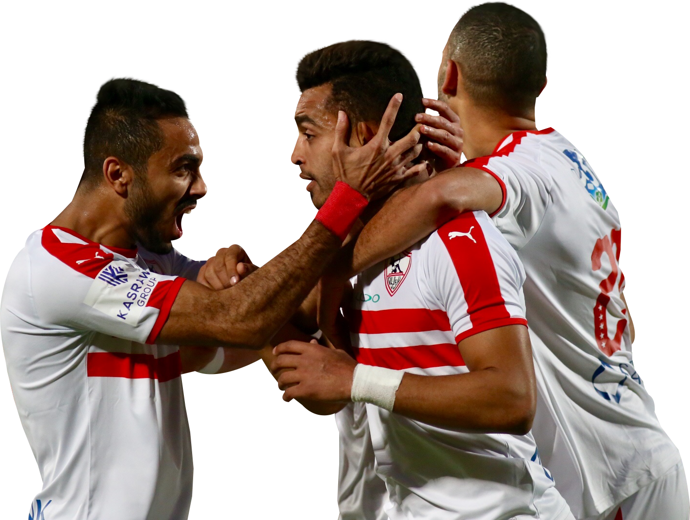 Youssef Obama, Mahmoud Kahraba & Khalid Boutaib Zamalek SC football ...