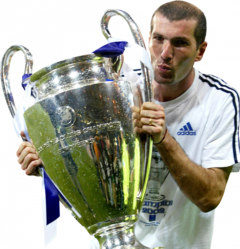 Zinedine Zidane Legends football render - FootyRenders