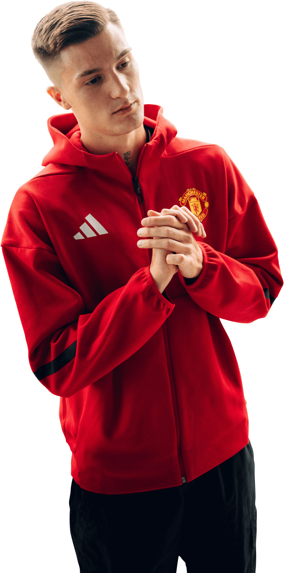 Benjamin Šeško Manchester United football render - FootyRenders