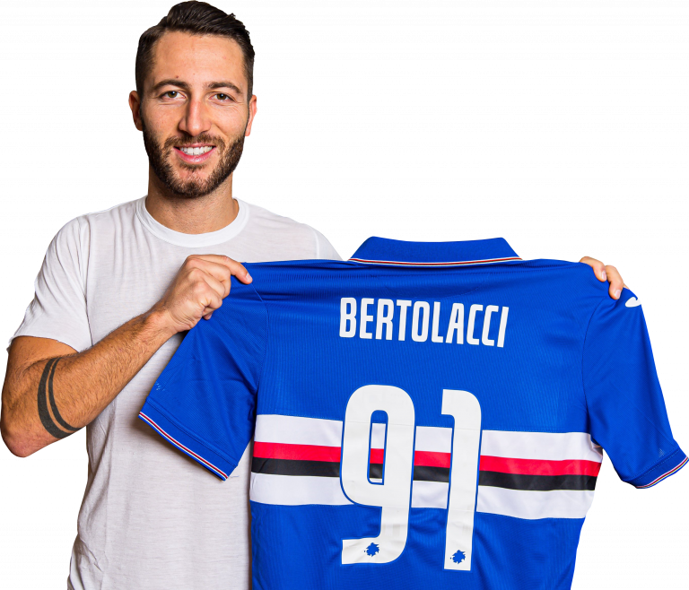 Andrea Bertolacci Sampdoria football render - FootyRenders