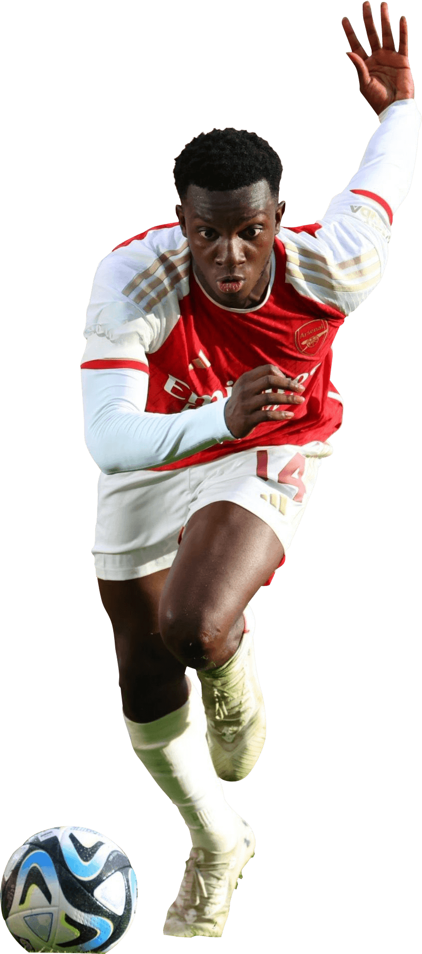 Eddie Nketiah Arsenal football render - FootyRenders Eddie Nketiah Arsenal football render - FootyRenders