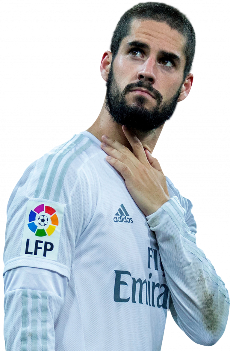 Isco Real Madrid football render - FootyRenders