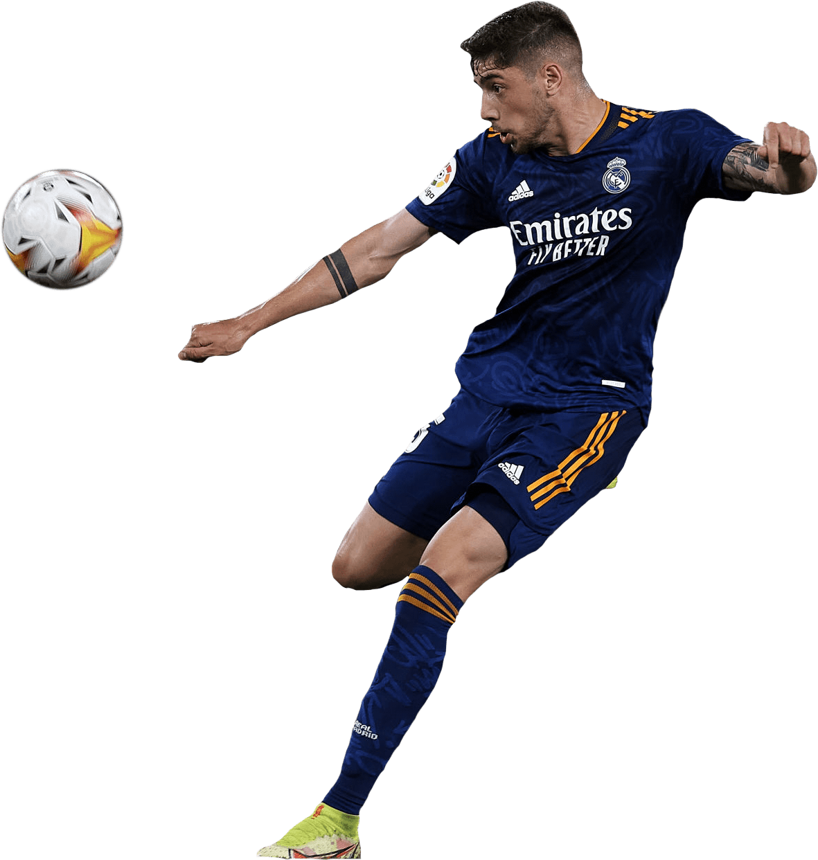 Federico Valverde Real Madrid football render - FootyRenders